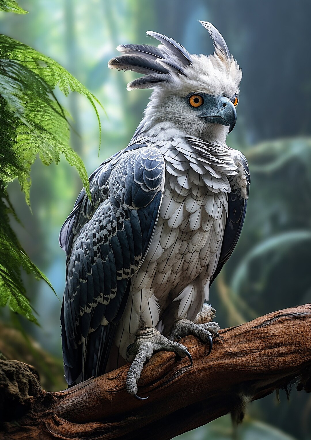 Harpy Eagle | Bird Poster | Bird Wall Art | Digital Download | Jungle ...