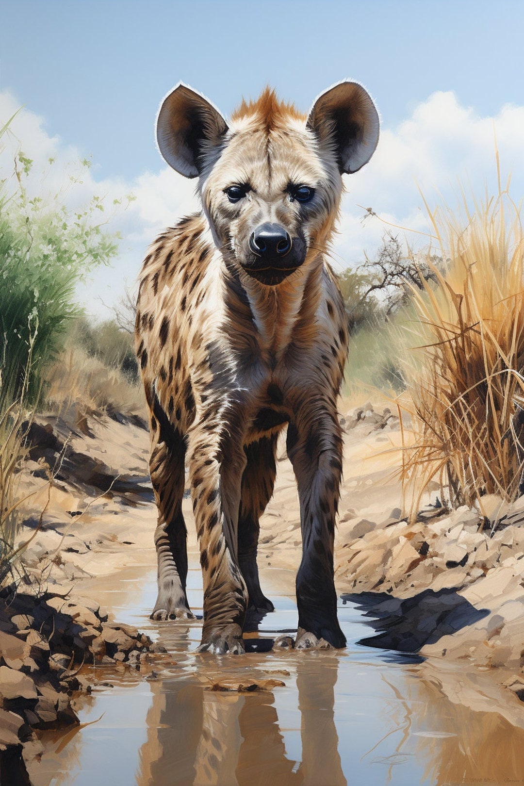 Hyena | Hyena Print | Safari Animal | Jungle Print| Digital Download ...