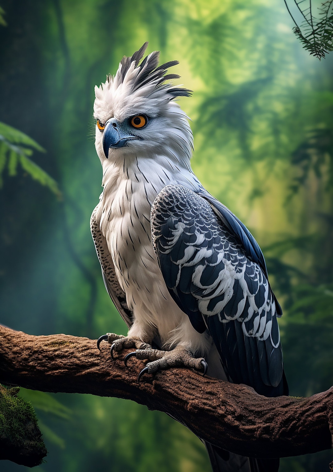 Harpy Eagle | Bird Poster | Bird Wall Art | Digital Download | Jungle ...