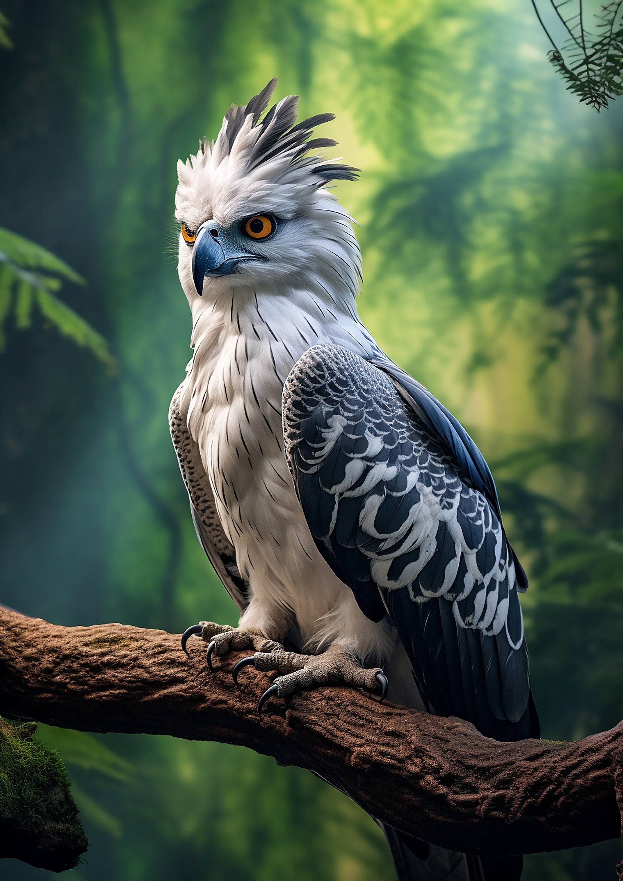 Harpy Eagle | Bird Poster | Bird Wall Art | Digital Download | Jungle ...