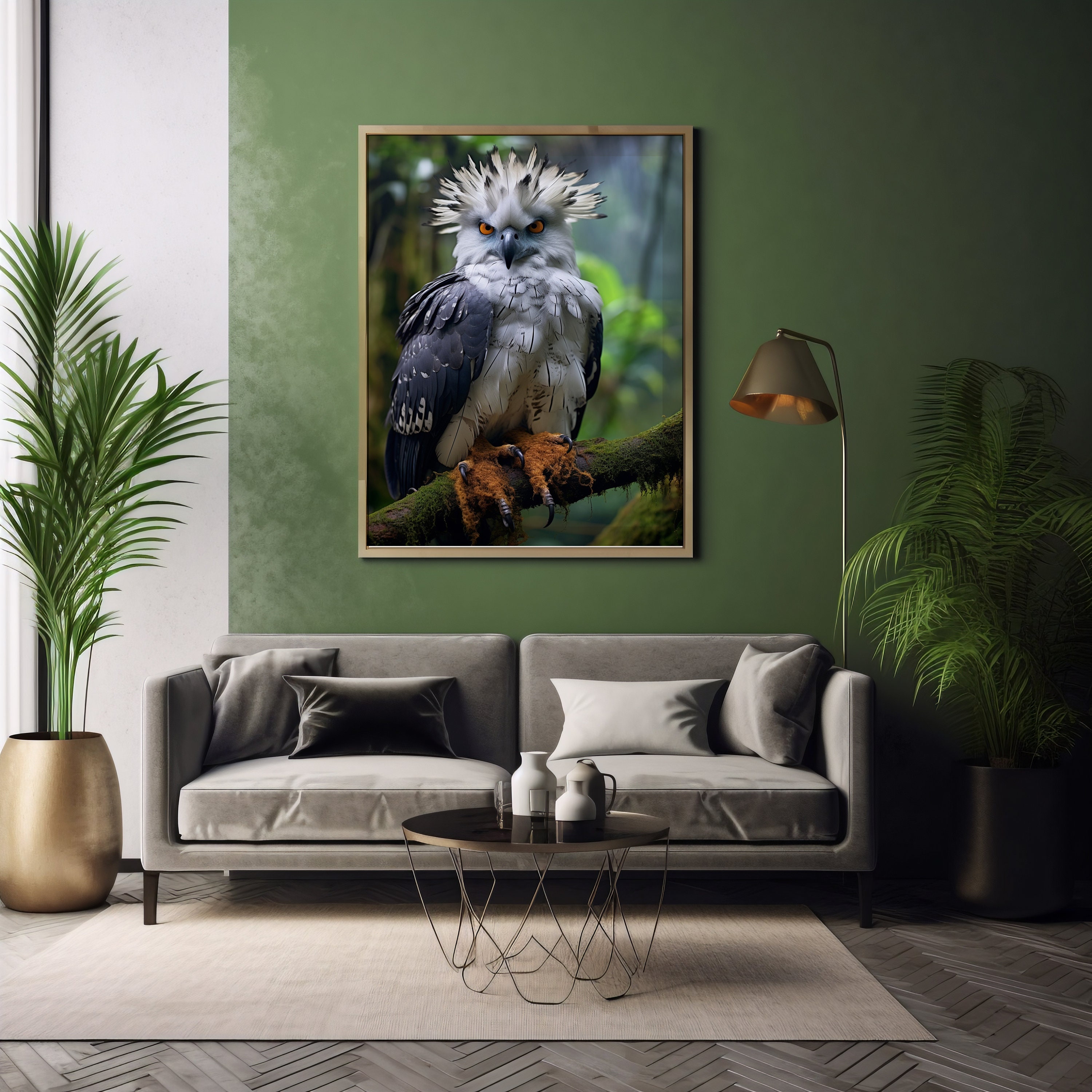 Harpy Eagle | Bird Poster | Bird Wall Art | Digital Download | Jungle ...