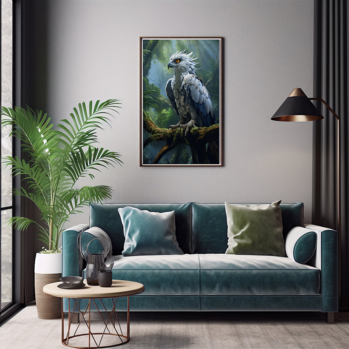 Harpy Eagle | Bird Poster | Bird Wall Art | Digital Download | Jungle ...