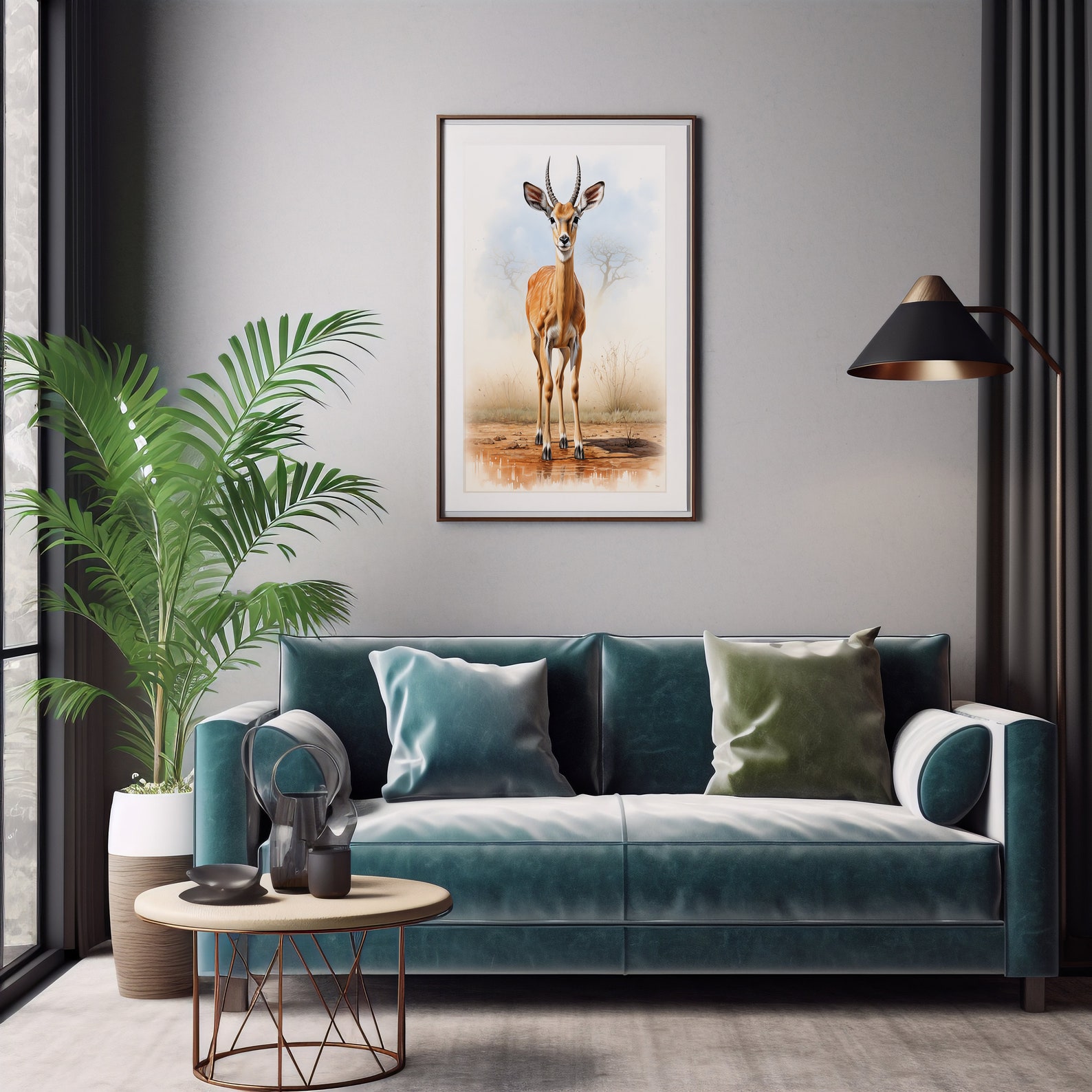 Impala Print | Impala | Safari Animal | Jungle Print| Digital Download ...