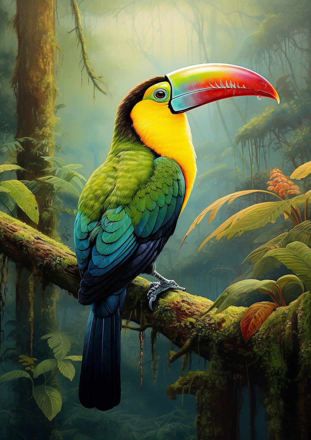 Toucan | Bird Poster | Bird Wall Art | Digital Download | Toucan Bird ...