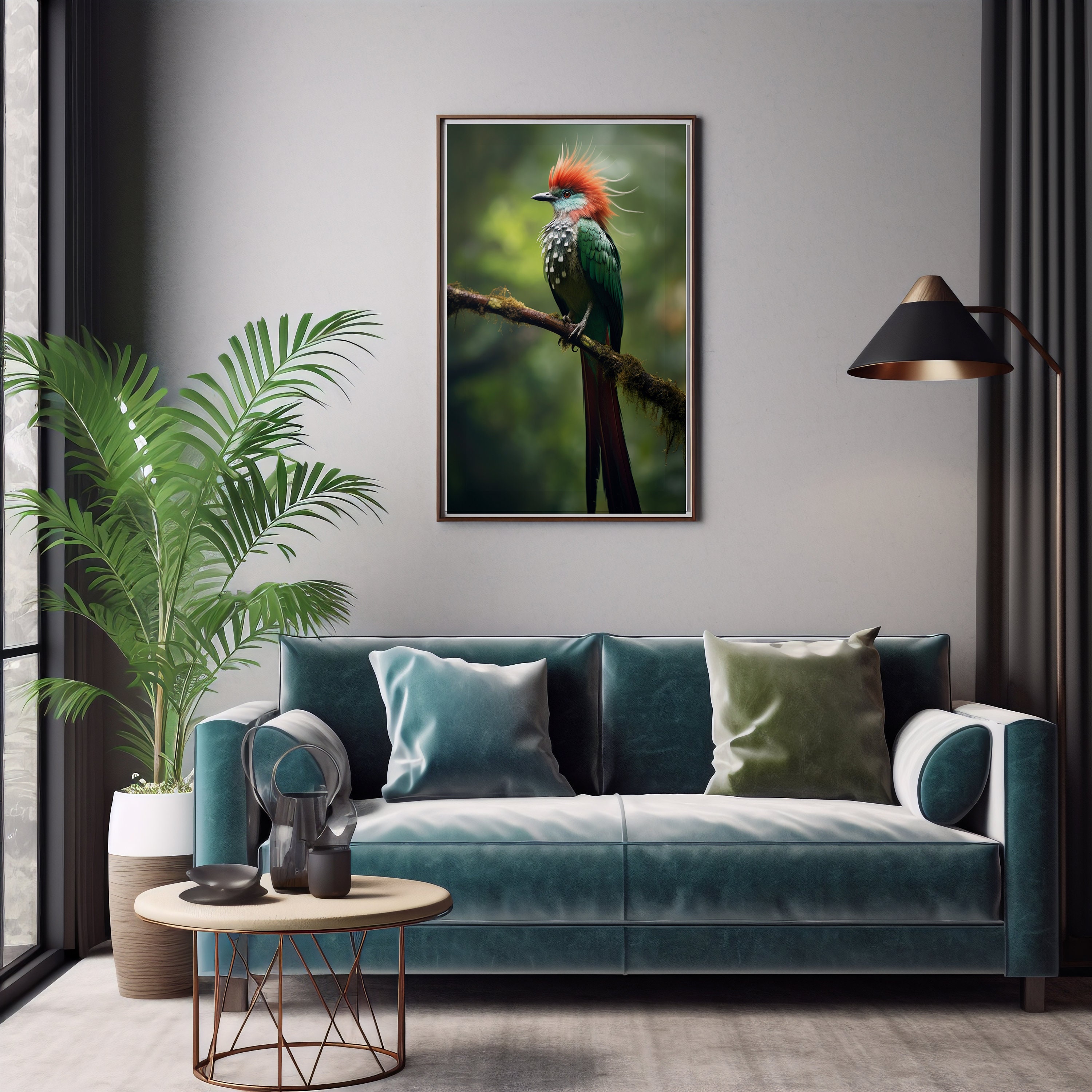 Resplendent Quetzal | Bird Poster | Bird Wall Art | Digital Download ...