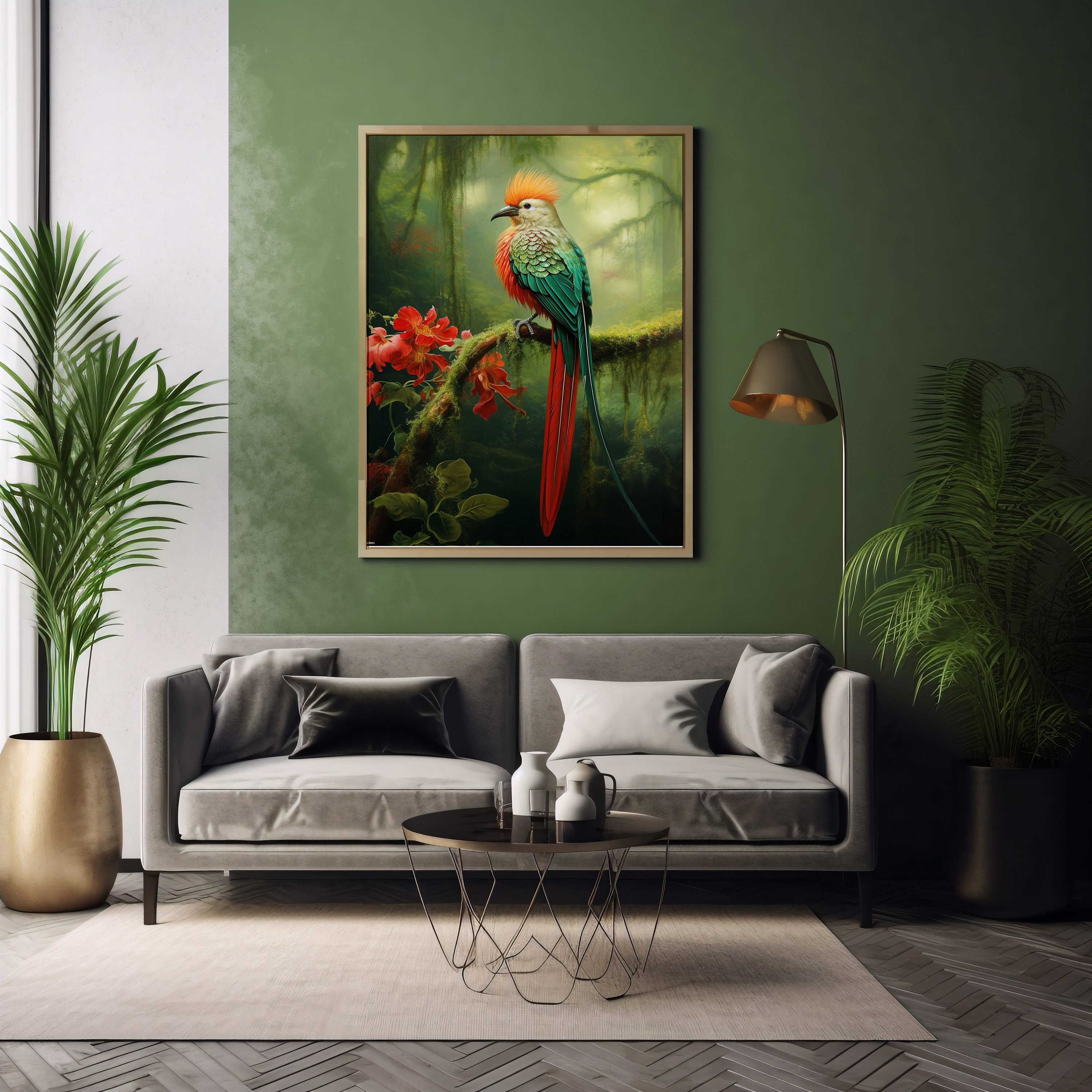 Resplendent Quetzal | Bird Poster | Bird Wall Art | Digital Download ...