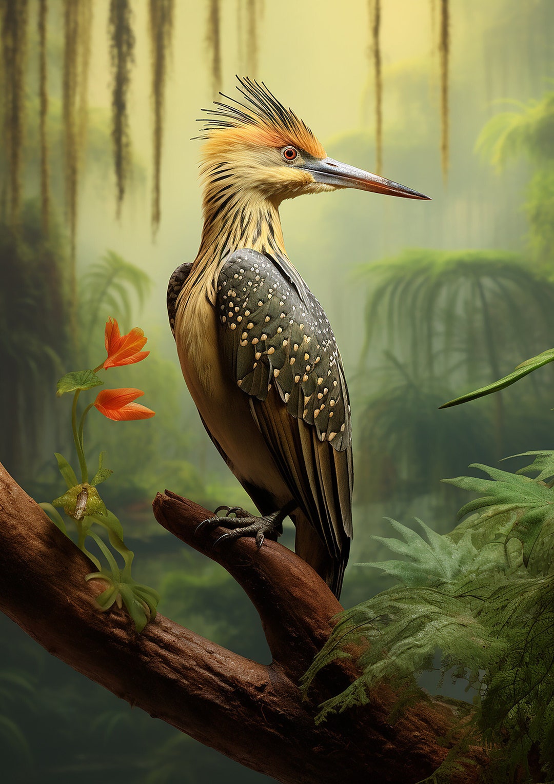 Sunbittern Bird | Bird Poster | Bird Wall Art | Digital Download ...