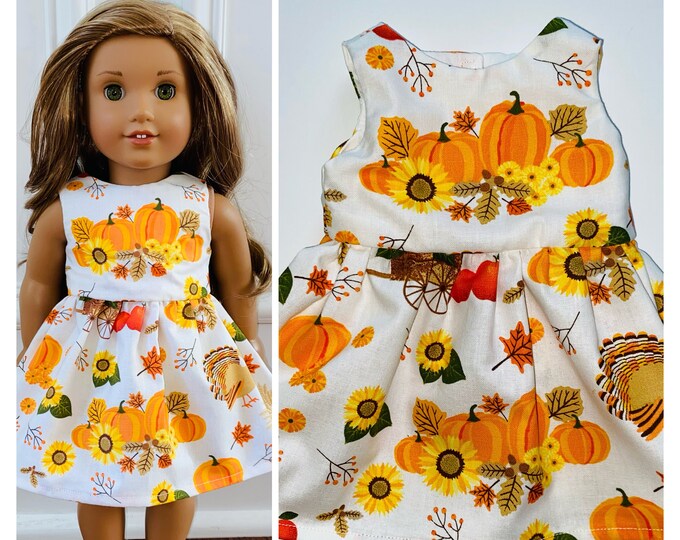 FALL/18 Doll Clothes/fall Harvest Dress/18 Doll Dress/18 - Etsy