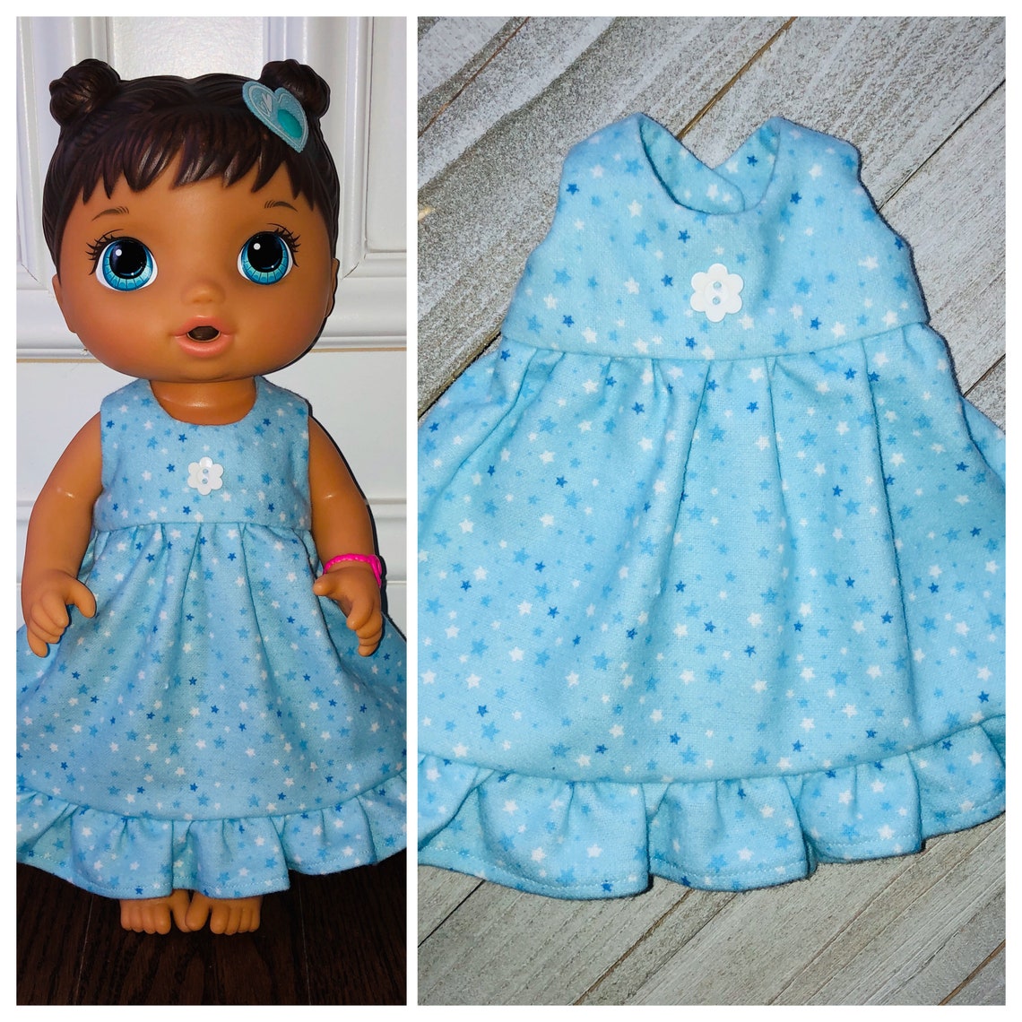 13 Doll Sleepwear/baby Alive/blue Stars - Etsy