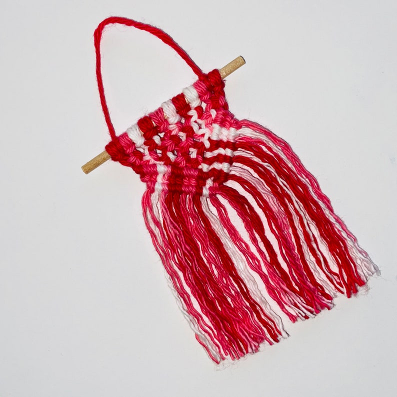 Mini Macrame Wall Hanging/mini Macrame Decor/mini Macrame/macrame Wall ...