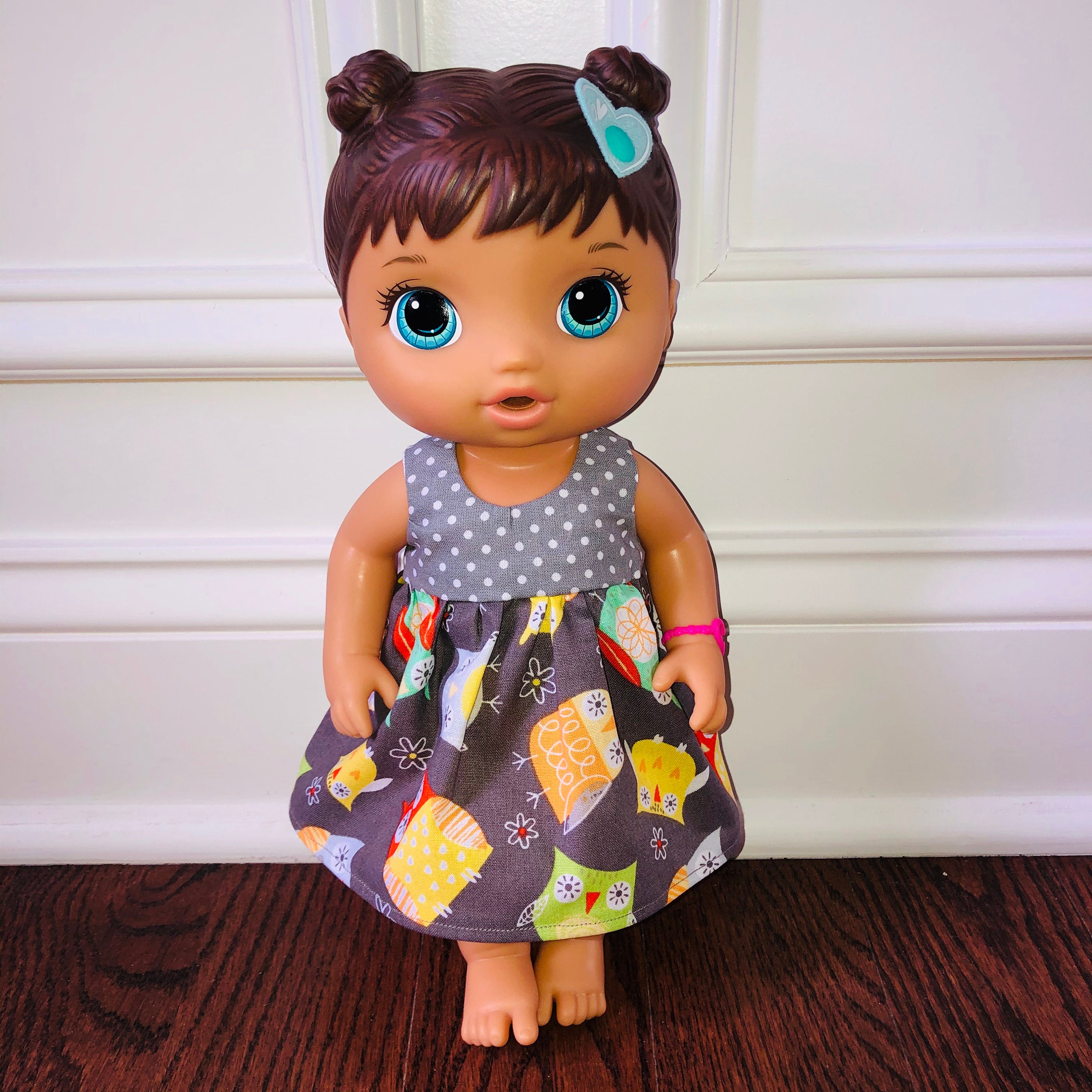13” Doll Clothes/Owls Doll Dress/Baby Alive/13” Doll Dress/13 Inch Doll ...