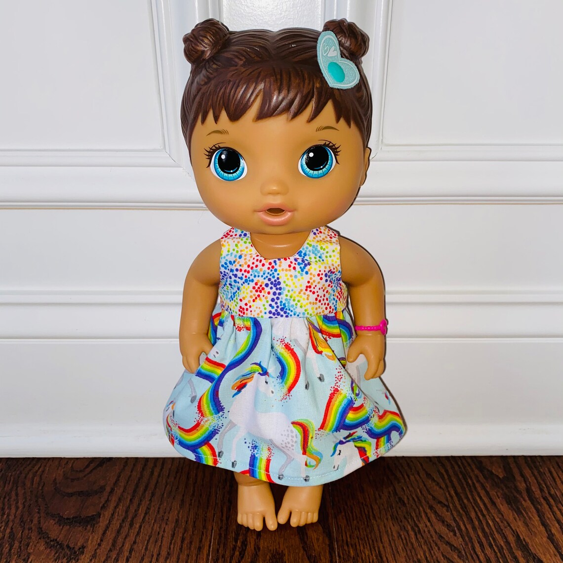 13” Doll Clothes/unicorns & Rainbows/baby Alive/13” Doll Dress/13 Inch ...
