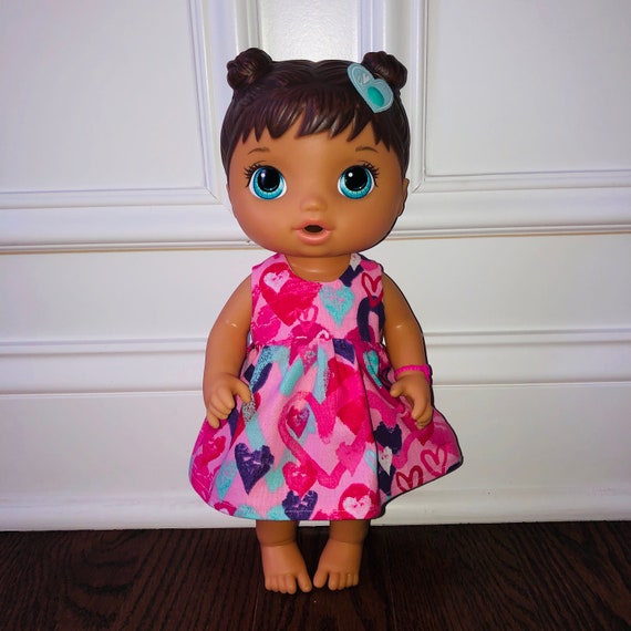 13 Doll Clothes sweet Hearts Dress baby Alive 13 Doll Dress 13 Inch Doll Clothes 13 Inch Doll Dress baby Alive Clothes Etsy Canada