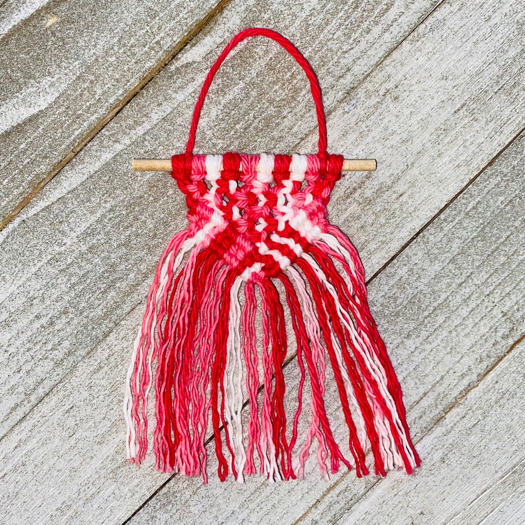 Mini Macrame Wall Hanging/mini Macrame Decor/mini Macrame/macrame Wall ...