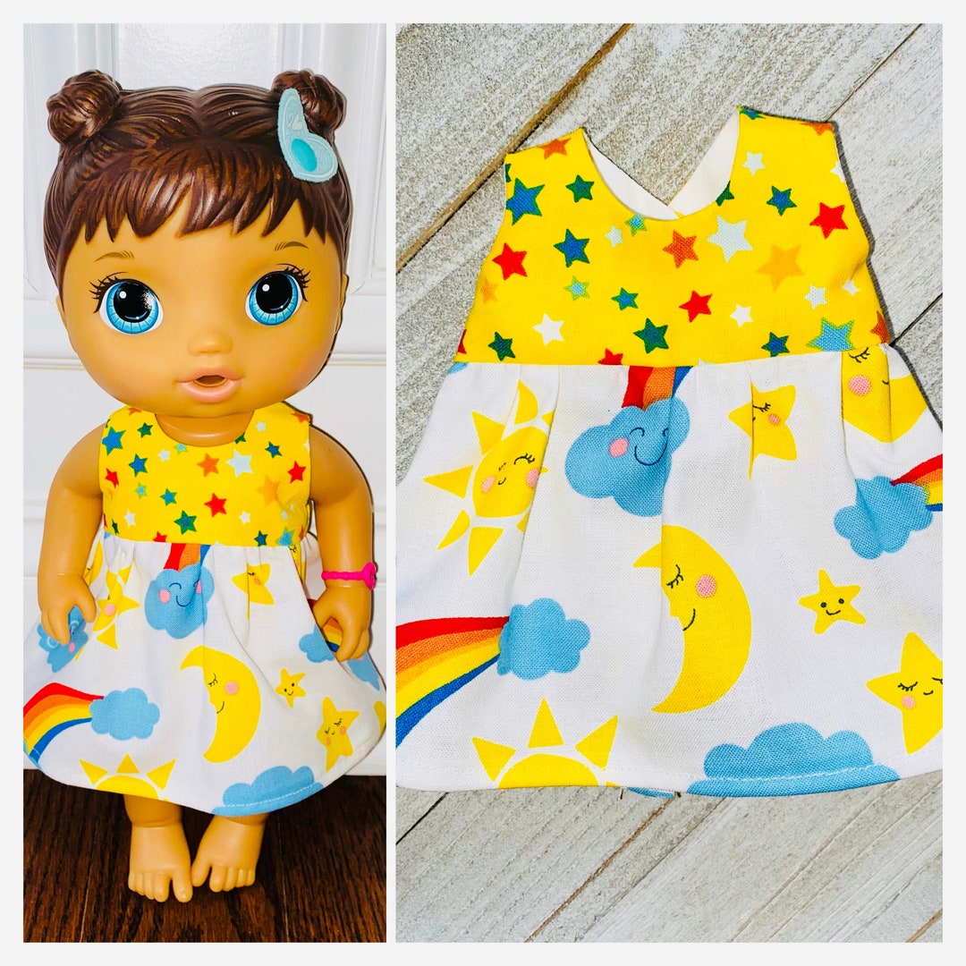13” Doll Clothes/stars Cloud Moon/baby Alive/13” Doll Dress/13 Inch ...
