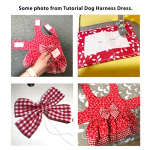 Dog Harness Dress PDF Sewing Pattern and Sewing Tutorial, Size XL for ...