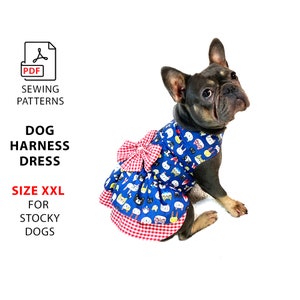 Pugs Dress Sewing Patterns Frenchies Dress, Sewing Video Tutorial (3 ...