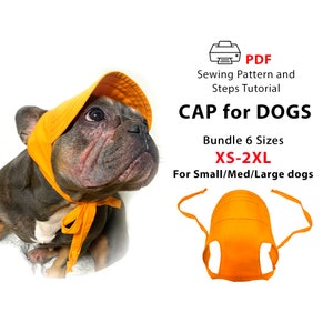 Dog Cap Sewing Pattern - Dog Baseball Cap - PDF Sewing Pattern - DIY ...