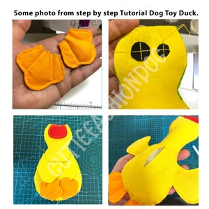 Dog Toy Duck Pattern - PDF Sewing Pattern - DIY Funny Toy for Dog ...