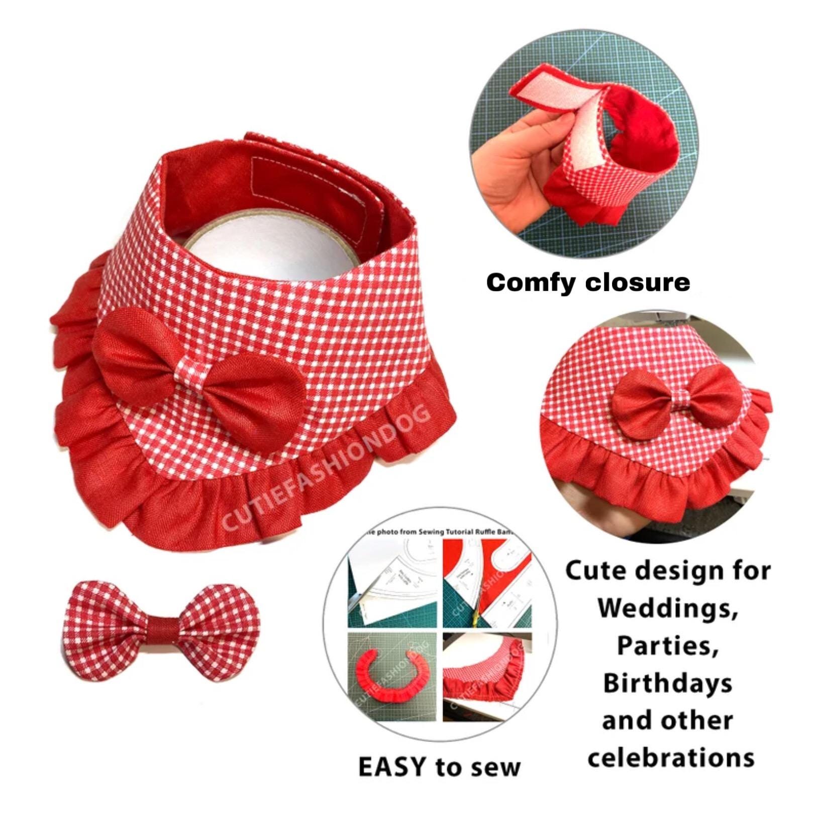 PDF Sewing Pattern and DIY Tutorial How to Sew a Dogs Cats Girl Bandana ...