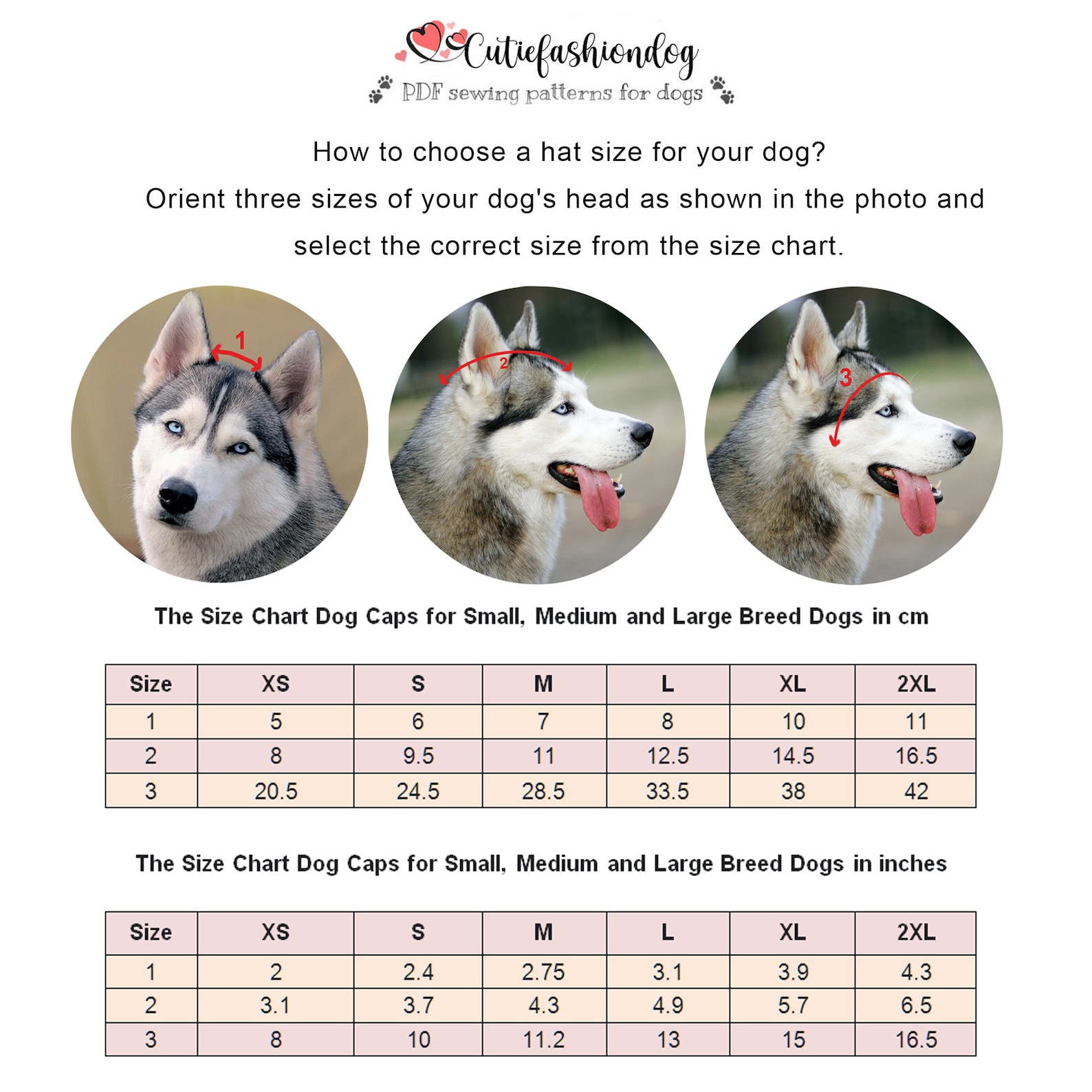 SEWING PATTERN Dog Baseball 6 Sizes Small Medium Big Pets New Puppy ...