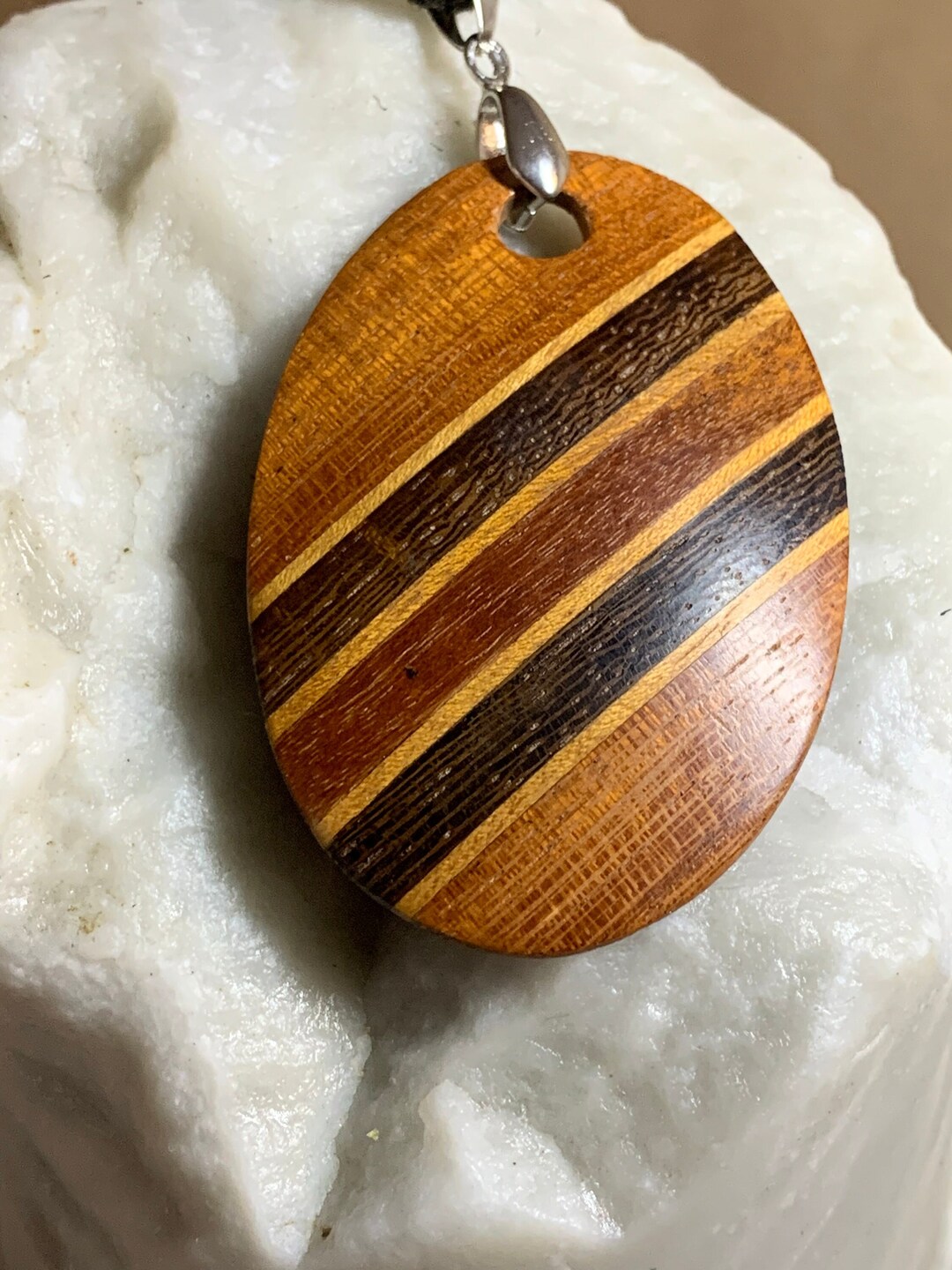 Various Rare 1980s Exotic Wood Inlay Pendants From the Philippines M - Etsy