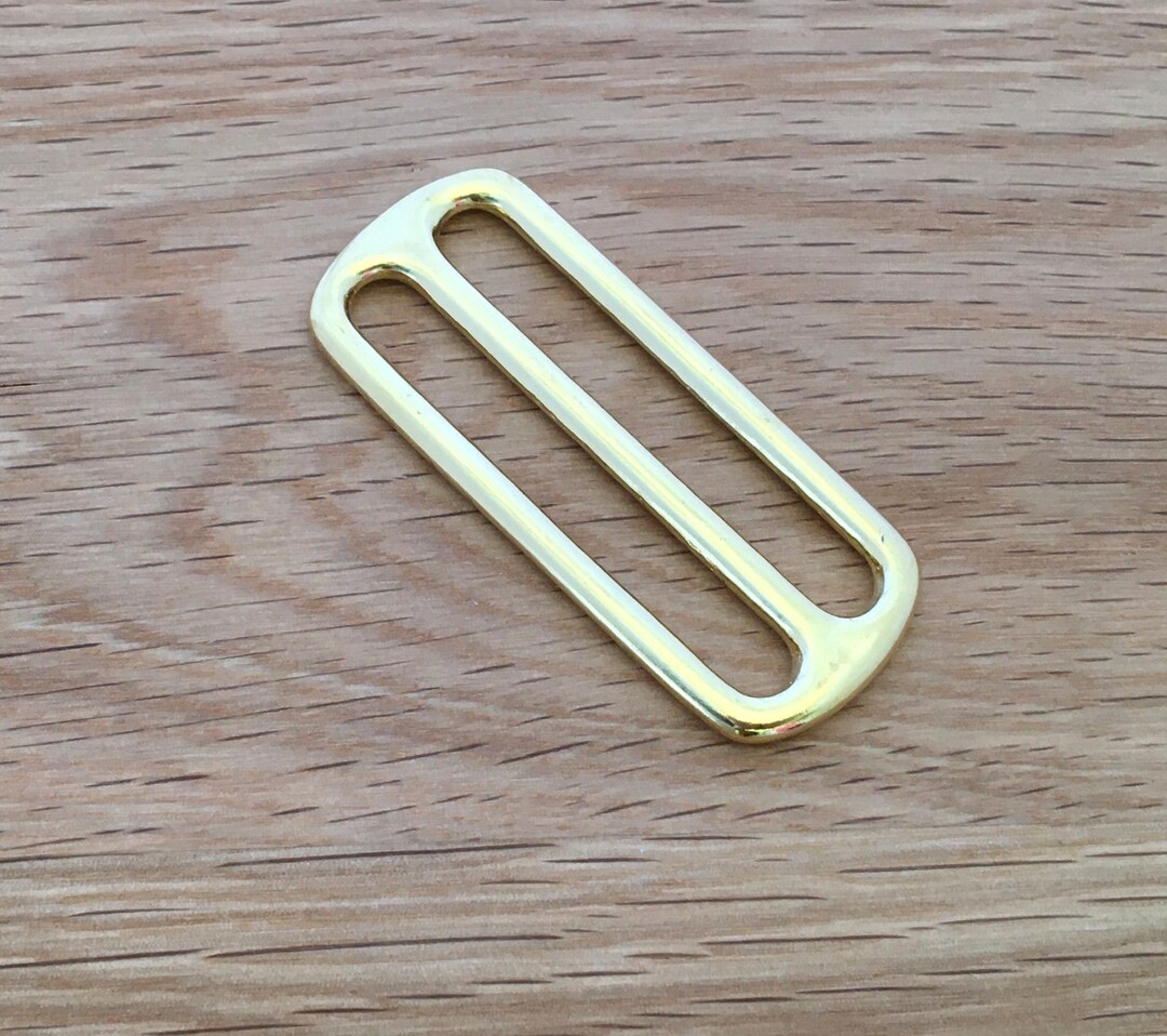 50mm 2" Solid Brass Tri Glide 3 Bar Slide Adjuster Webbing Belt Bags ...