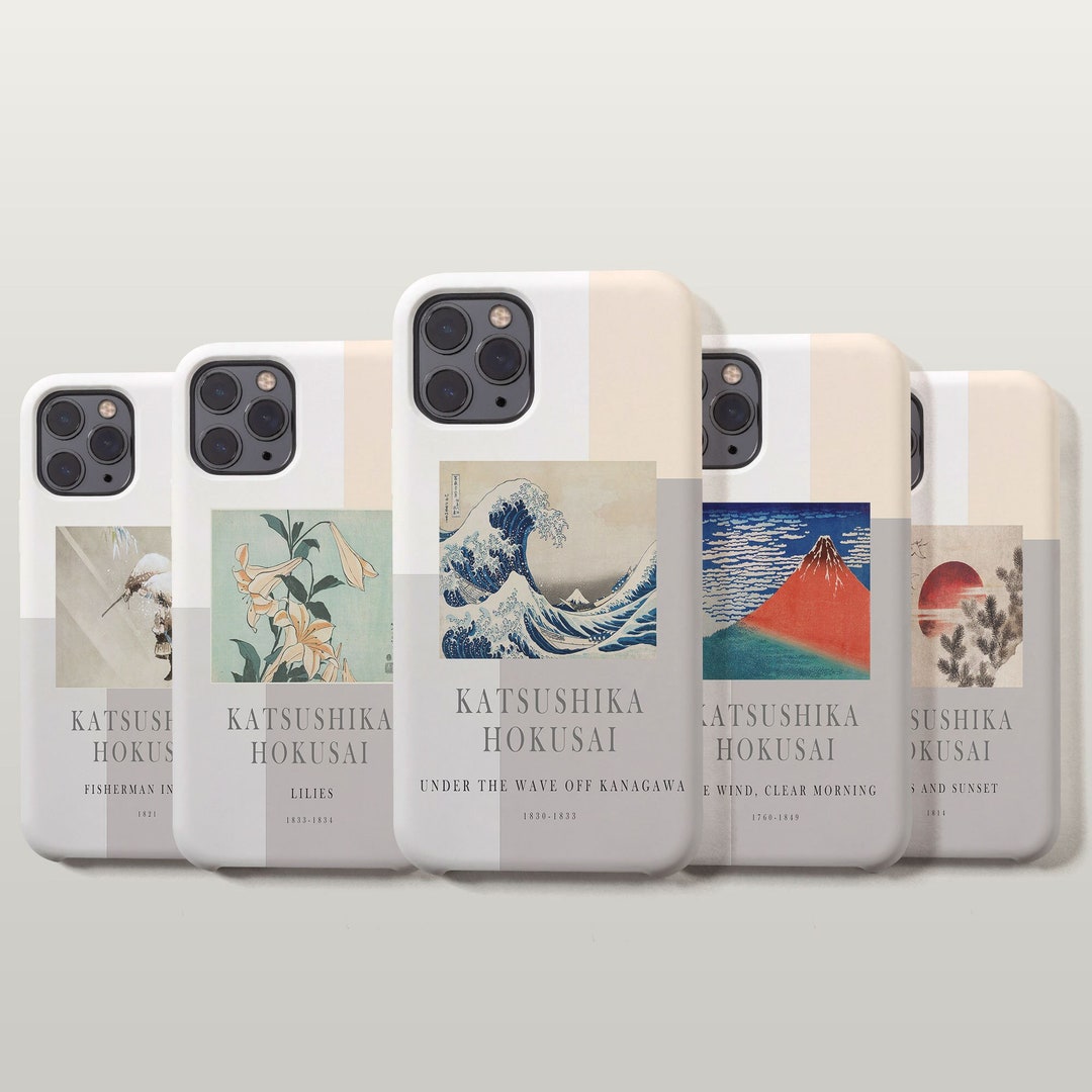 Hokusai Art Iphone Case Japanese Art Phone Cases for Iphone - Etsy