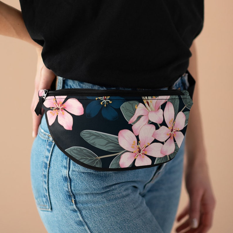 Sakura Flower Fanny Pack Women Boho Floral Waist Bag Bum - Etsy