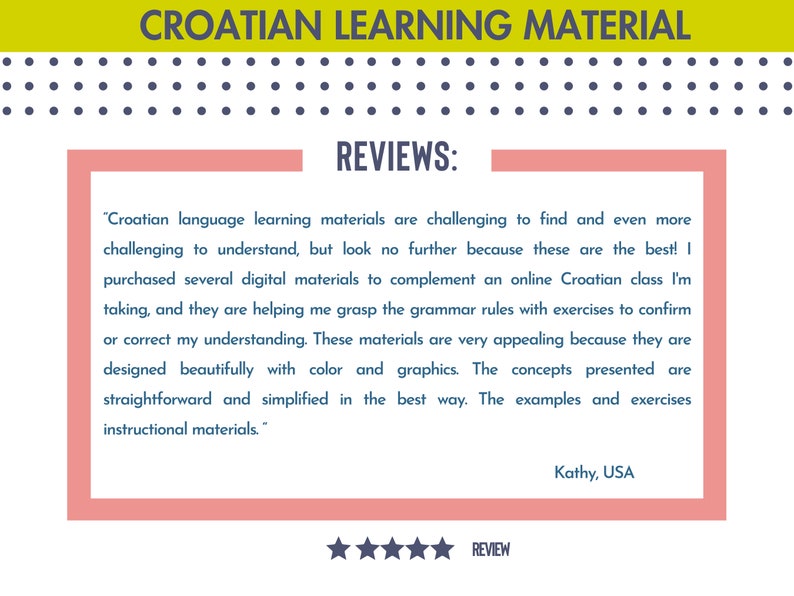 Learn Croatian Plural Nouns: Grammar Exercise Book (PDF Download) - Etsy