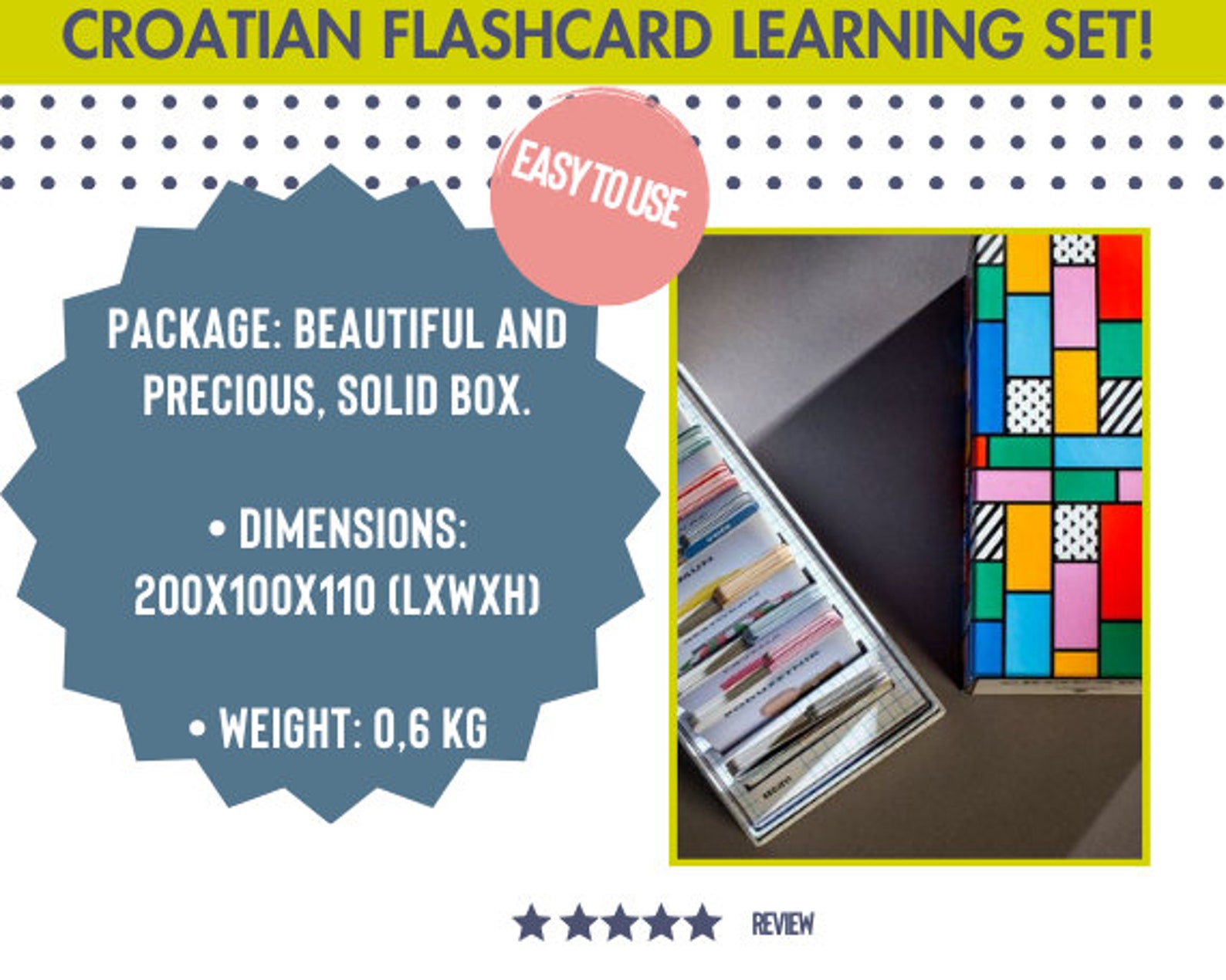 Learn Croatian Easily: Beginner’s Flashcard Set With Illustrated ...