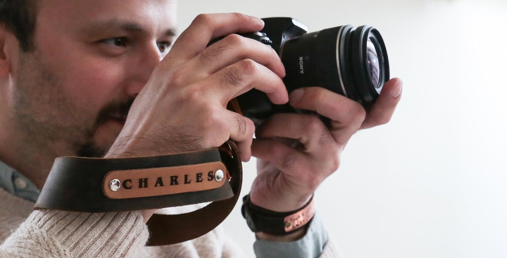 Personalized Leather Camera Strap Nikon Camera Strap Canon | Etsy