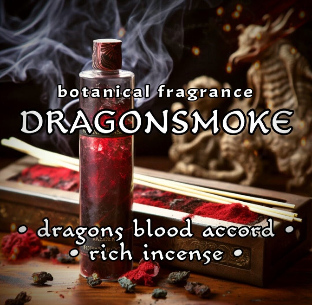 DRAGONSMOKE - Dragons Blood Incense - Botanical Cologne Oil or Mist ...