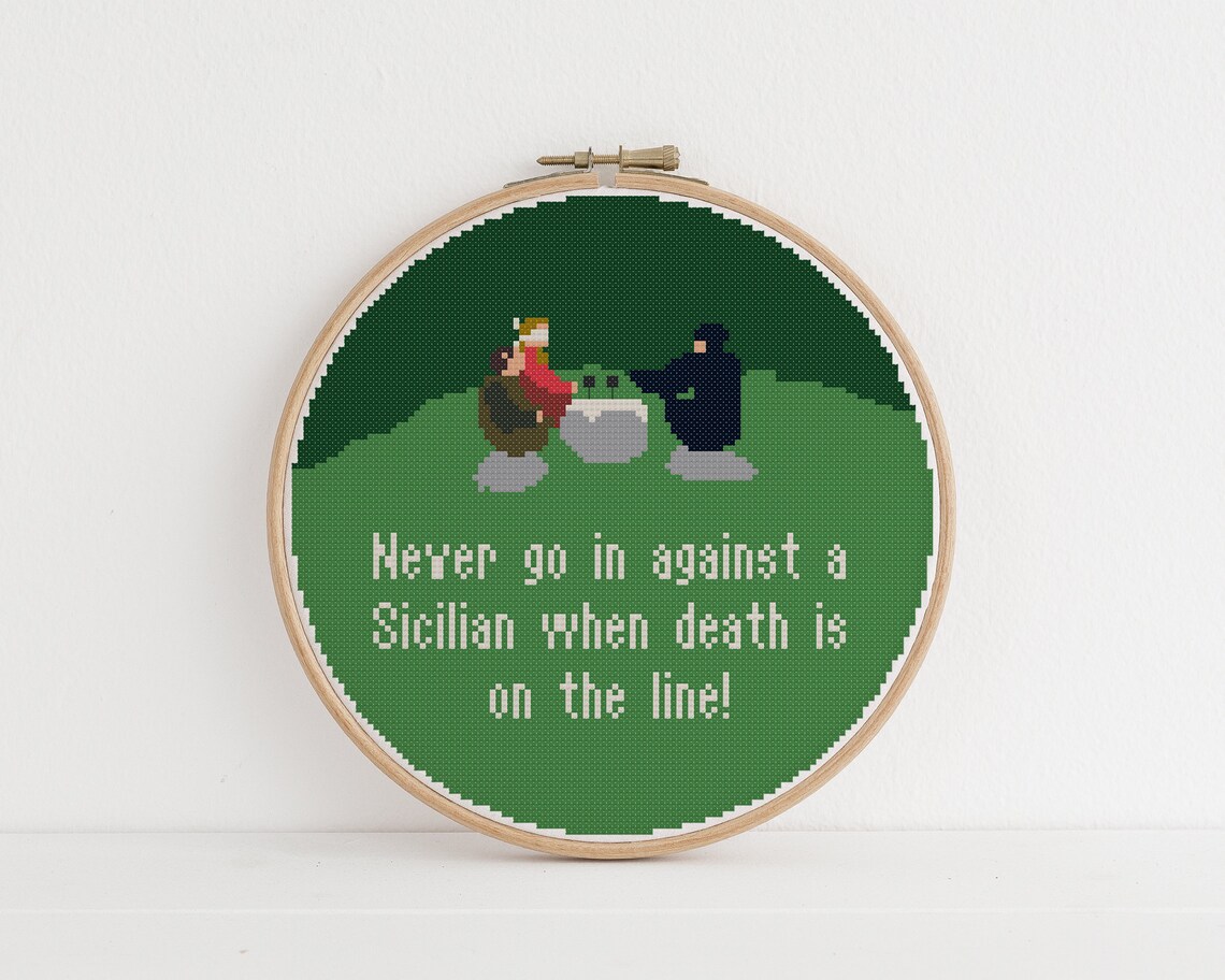 Pattern: Battle of the Wits. Simple Cross Stitch Pattern, Princess ...