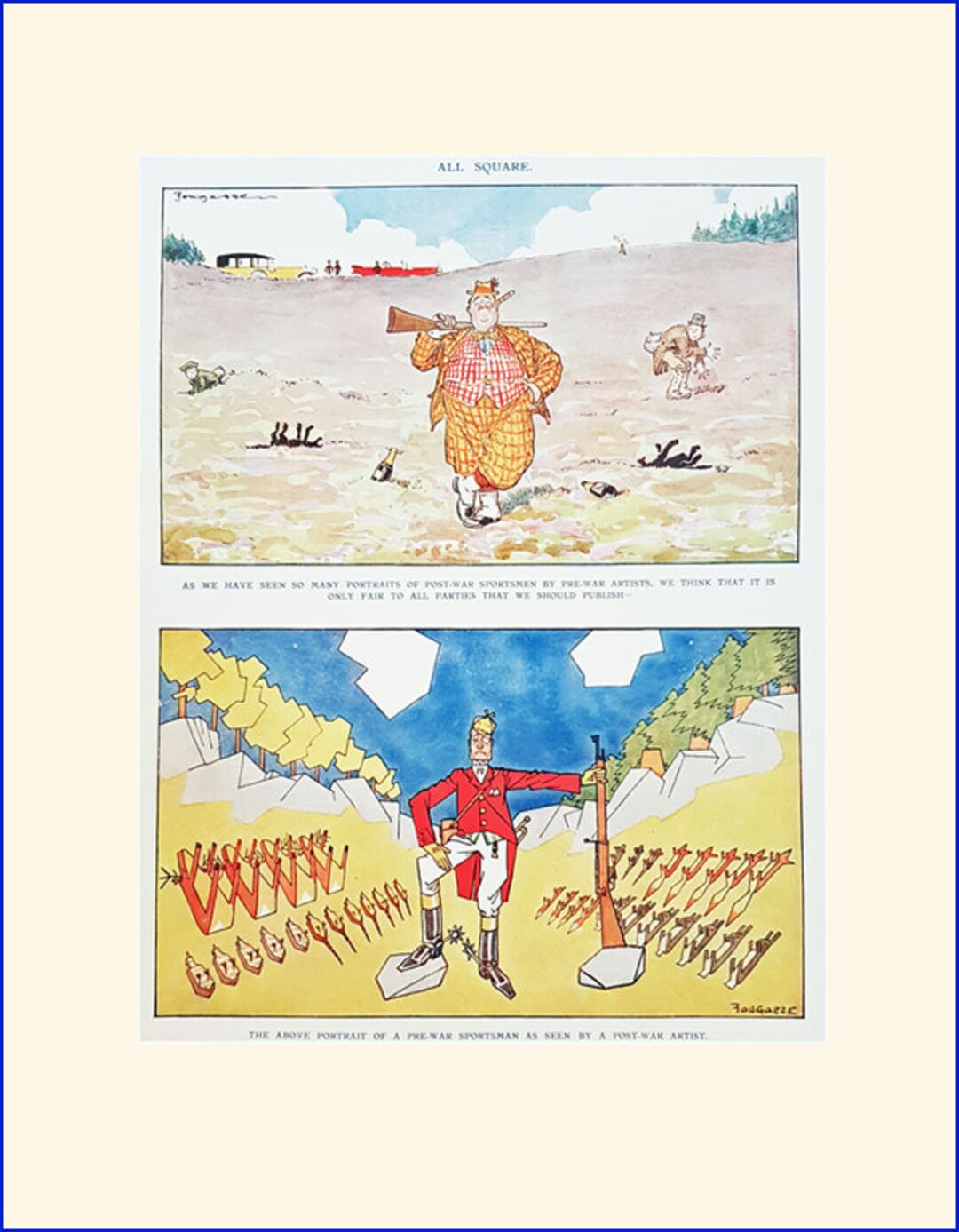 Vintage Punch Cartoon Illustrated by Fougasse - Etsy