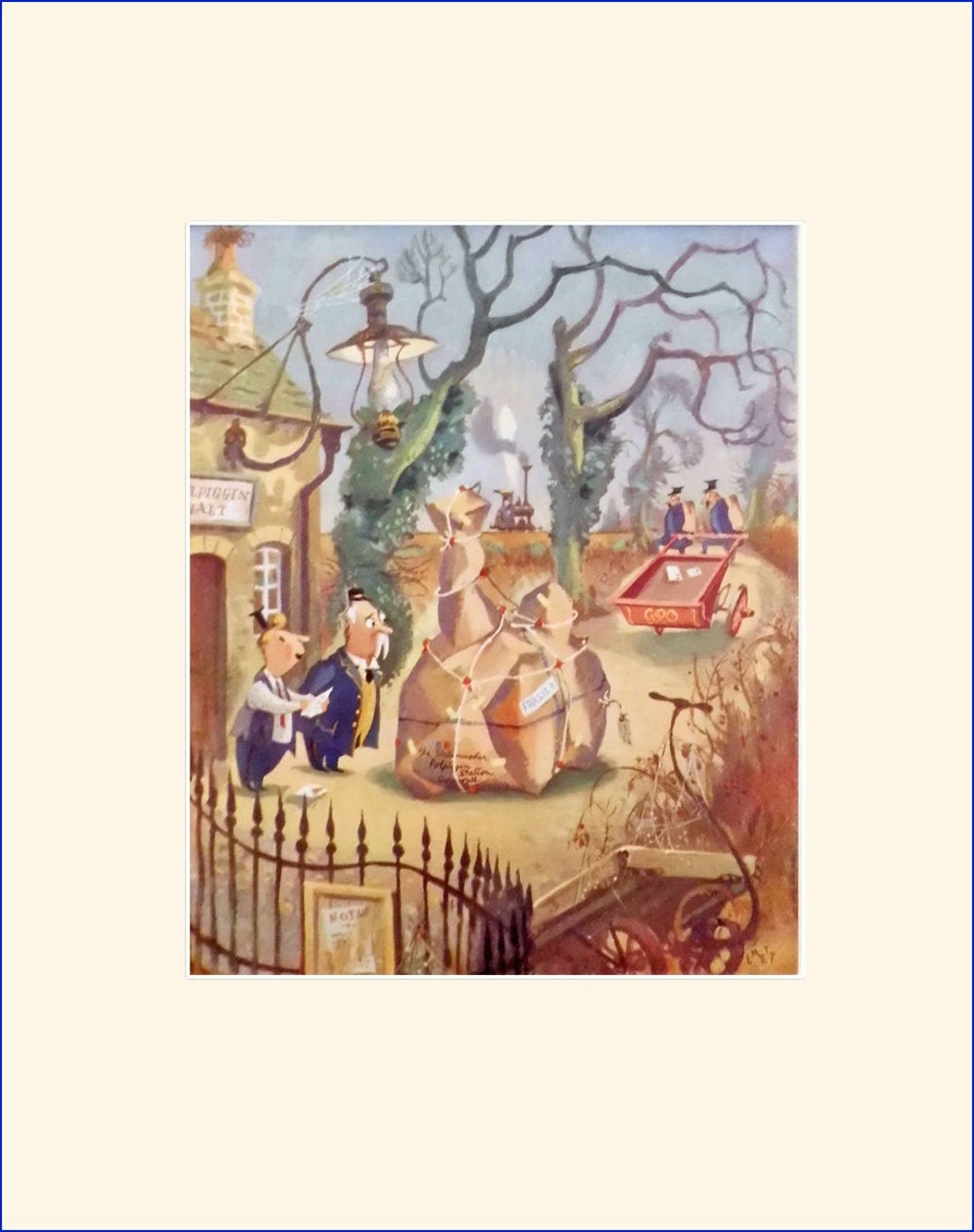 Vintage Punch Cartoon, Illustrated by Emett - Etsy New Zealand