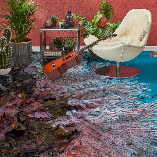 3d Ocean Vinyl Flooring - Etsy