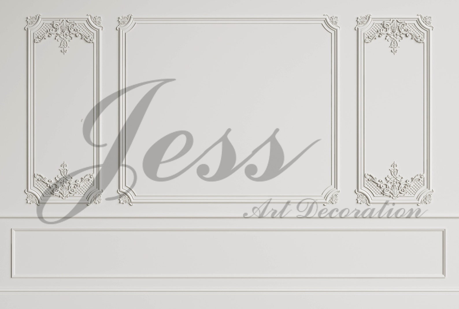 3D Molding Wallpaper, Cornice Wall Mural, Peel and Stick, Removable ...
