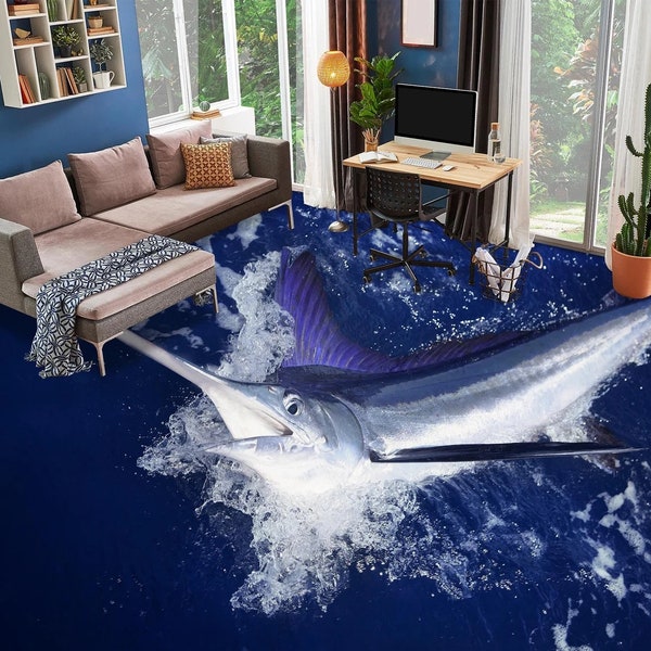 3d Ocean Vinyl Flooring - Etsy