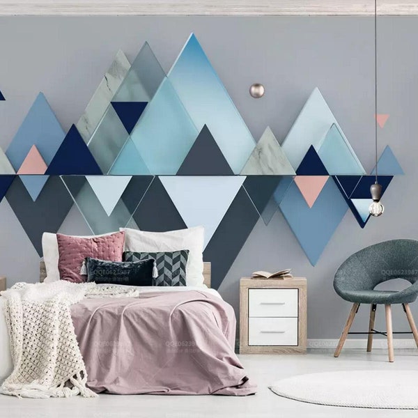 Triangle Wallpaper - Etsy