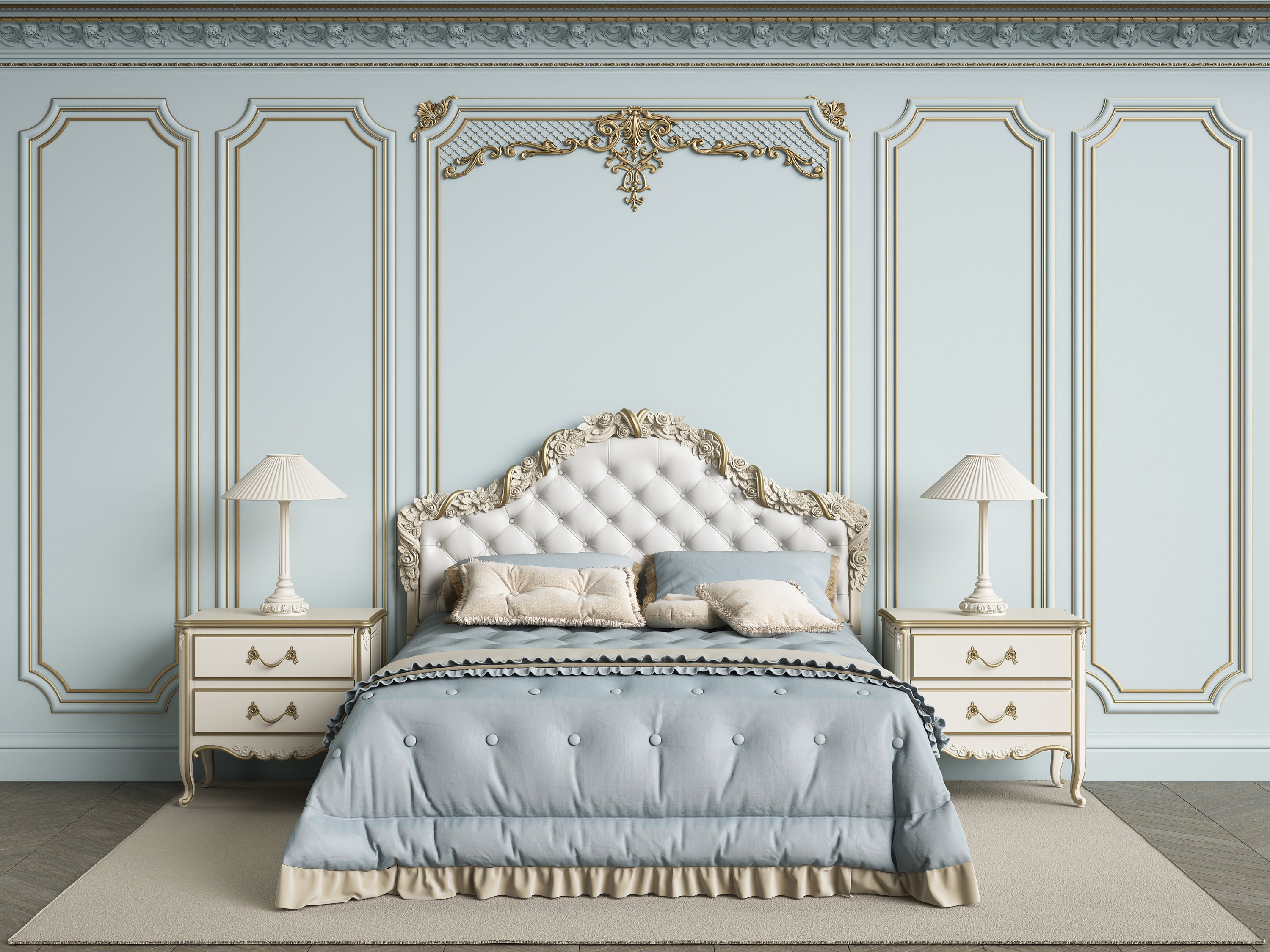 3D Cornice Wall Mural, European Wall Decor, Peel and Stick Wallpaper - Etsy