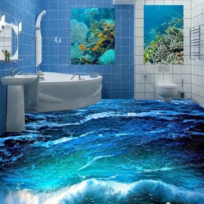 3d Ocean Vinyl Flooring - Etsy
