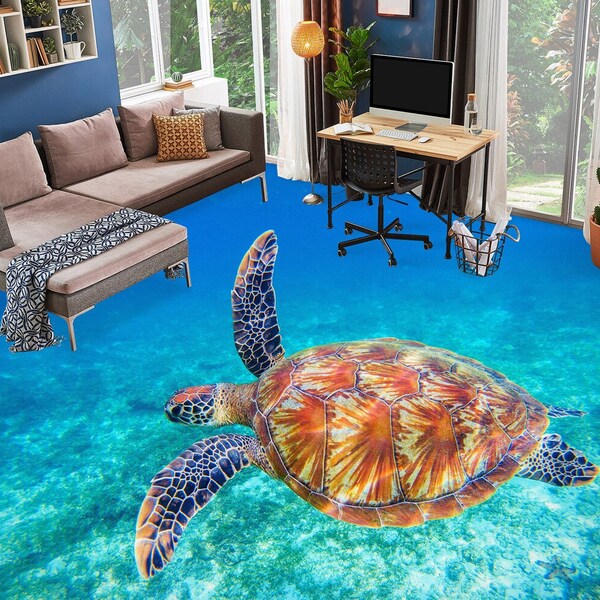 3d Ocean Vinyl Flooring - Etsy