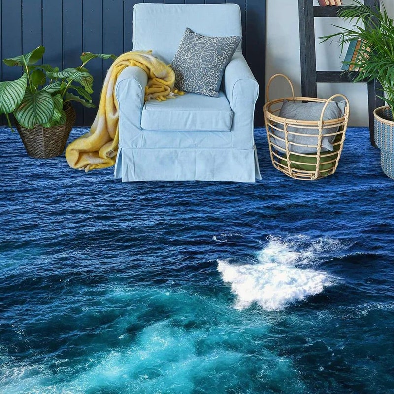 3d Ocean Vinyl Flooring - Etsy