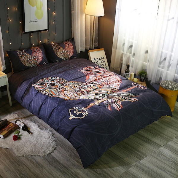 Owl Bedding Set - Etsy