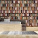 3D Books Wallpaper, Bookshelf Wall Mural, Library Wall Decor, Old Wall ...