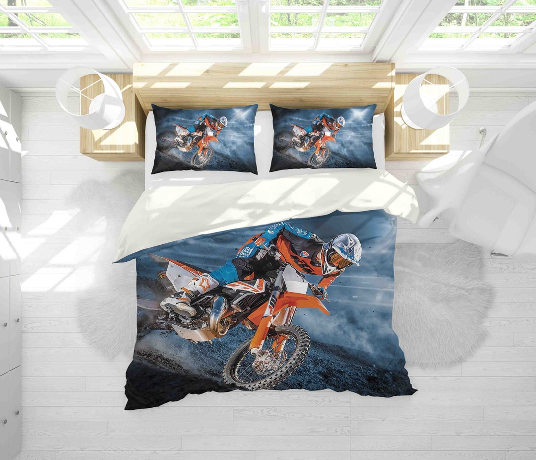 3D Motorcycle Show Bedding Set Quilt Cover Quilt Duvet Cover ...
