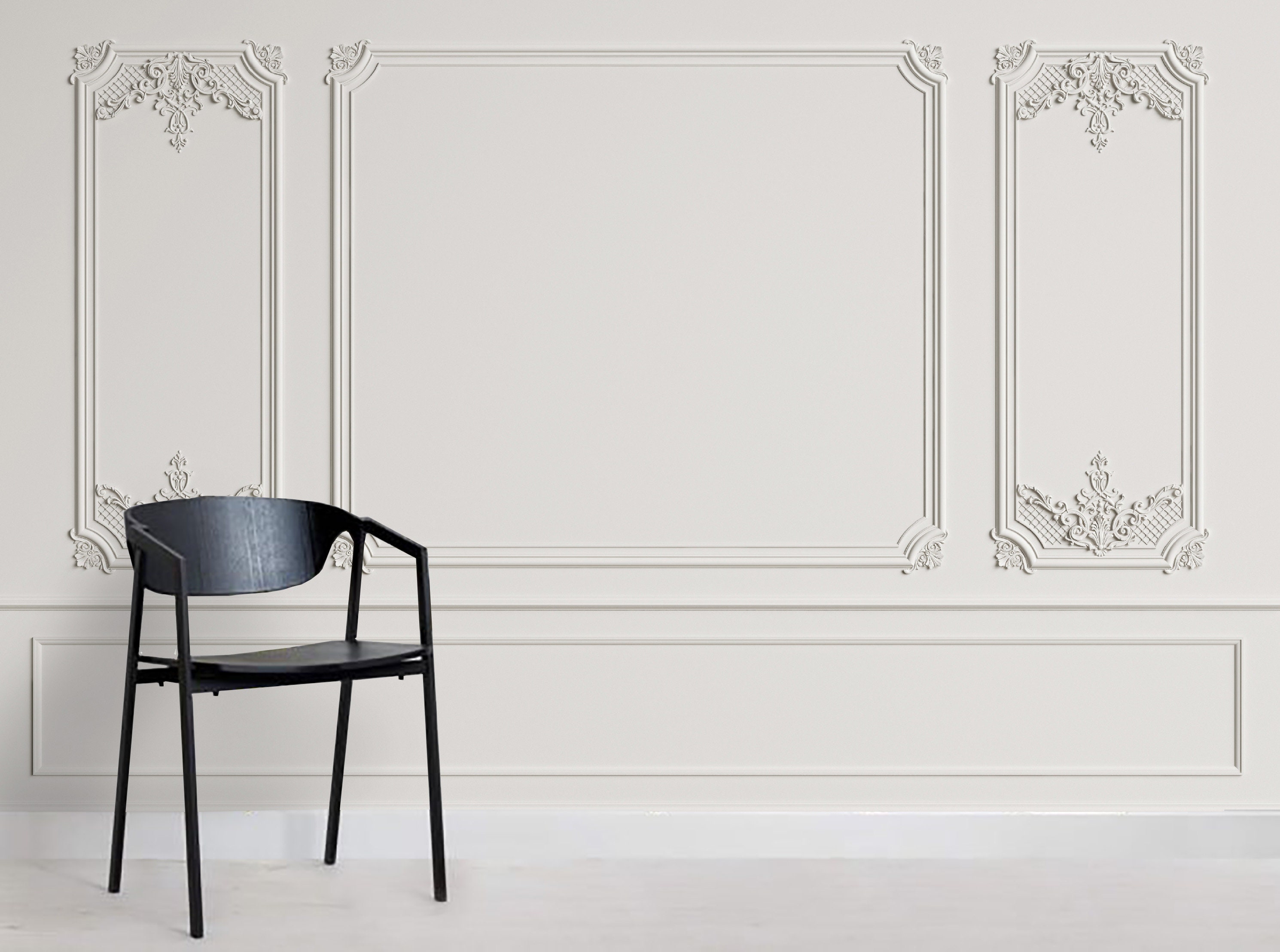3D Molding Wallpaper, Cornice Wall Mural, Peel and Stick, Removable ...