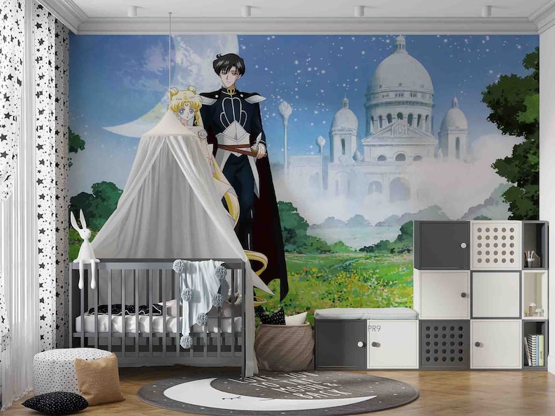 Castle Princess Prince Wallpaper Mural, Peel and Stick - Etsy UK