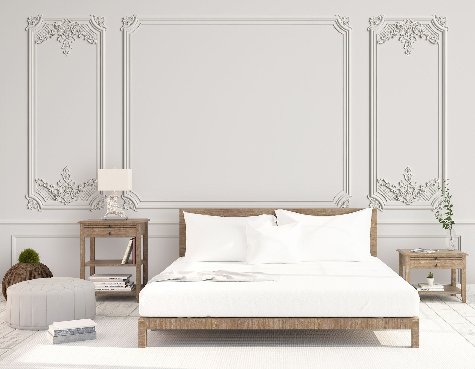 3D Molding Wallpaper, Cornice Wall Mural, Peel and Stick, Removable ...